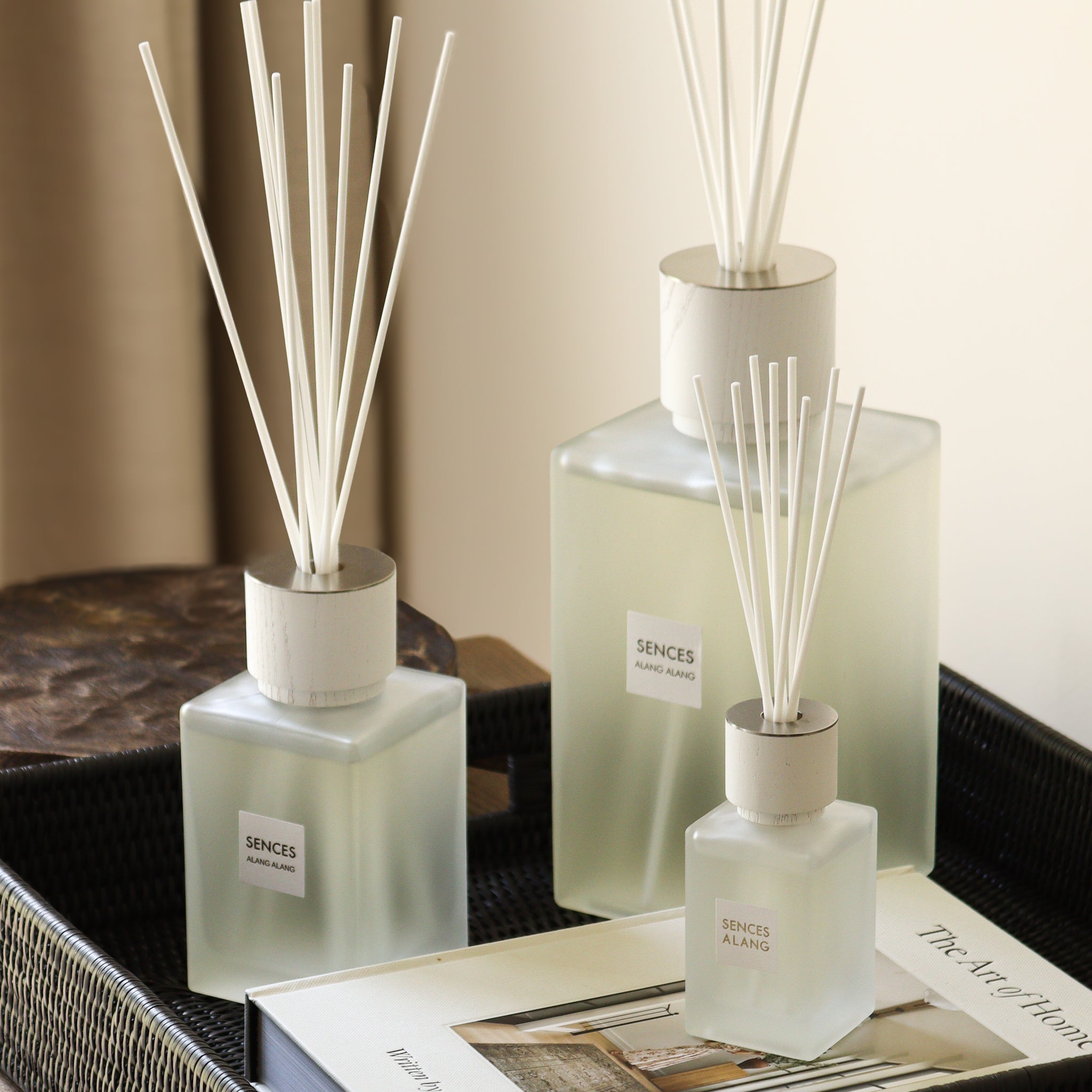 Extra Large White Alang Alang Reed Diffuser - Marquis & Dawe