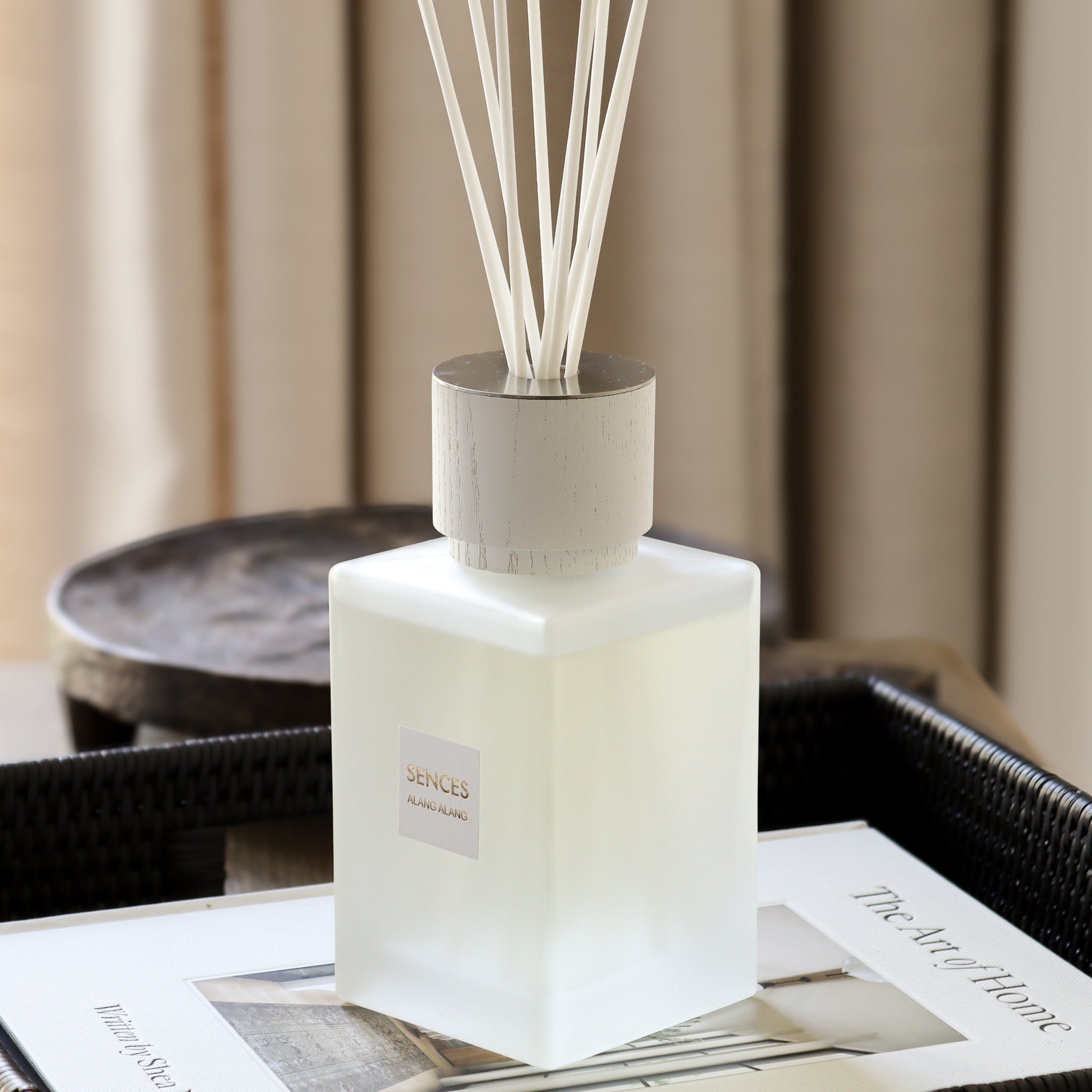 Large White Alang Alang Reed Diffuser - Marquis & Dawe