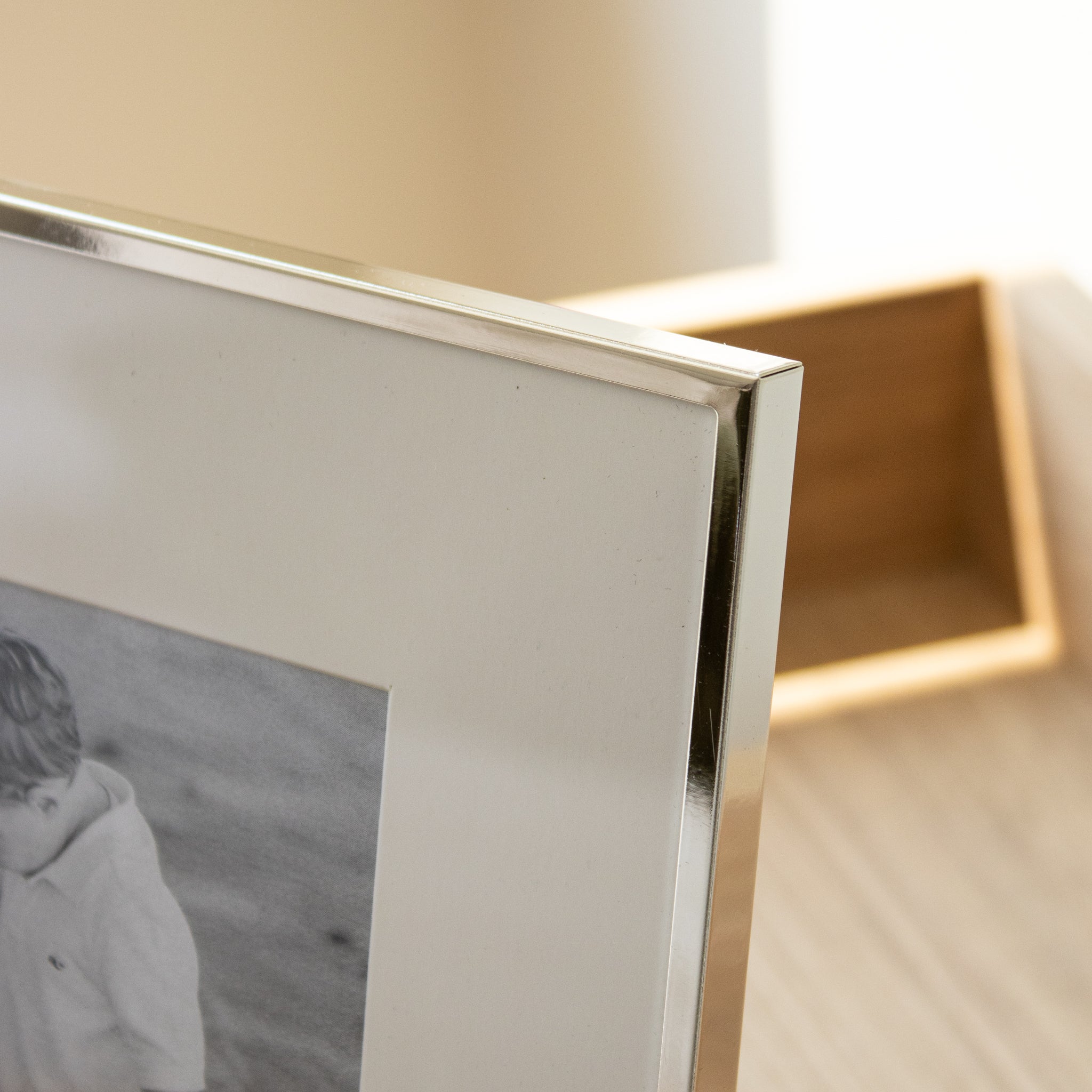 Silver Fine Square Photo Frame | Marquis & Dawe