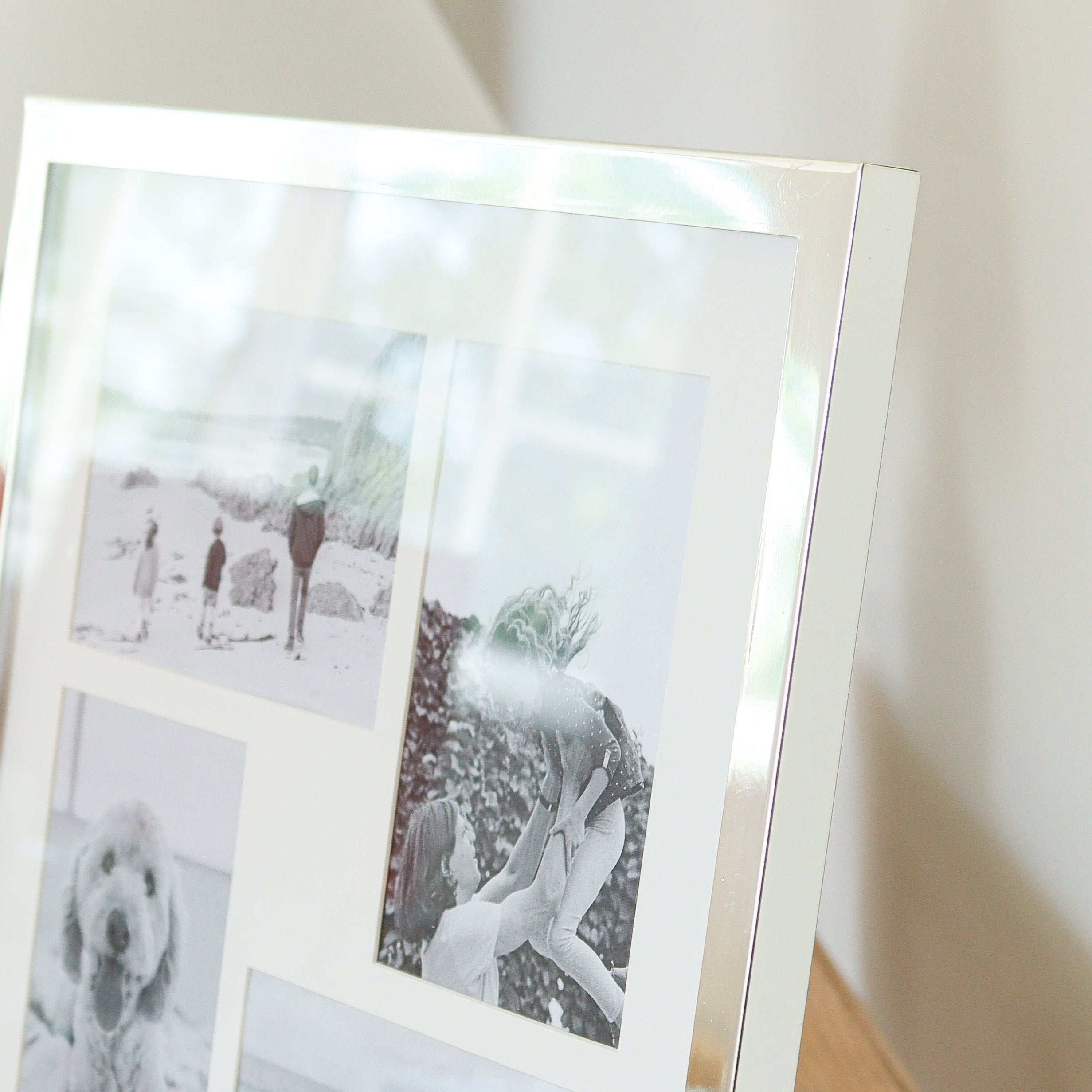 Classic 4 Aperture Square Silver Plated Photo Frame - Marquis & Dawe