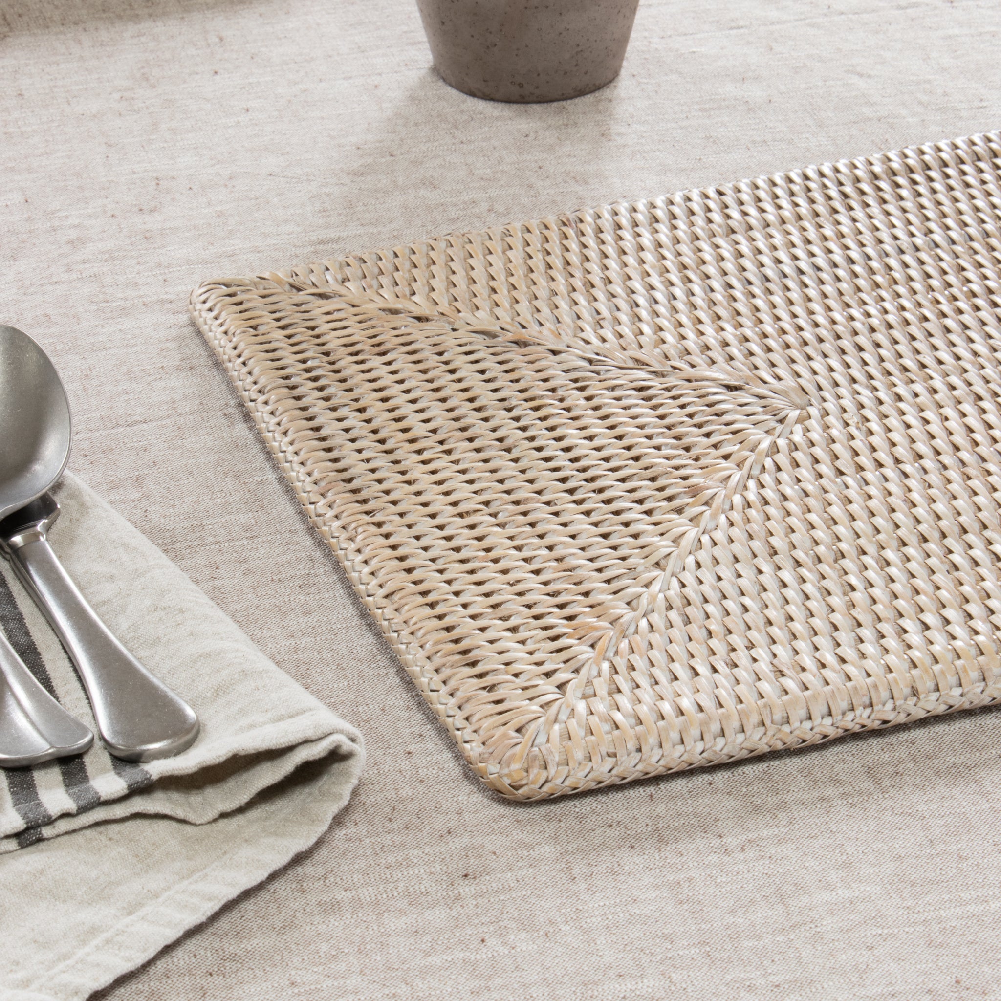 Marbury Rectangle Rattan Placemat - Marquis & Dawe