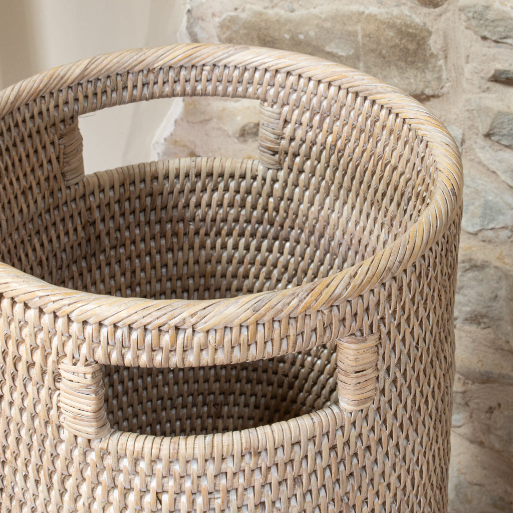 Marbury Round Rattan Umbrella Basket - Marquis & Dawe