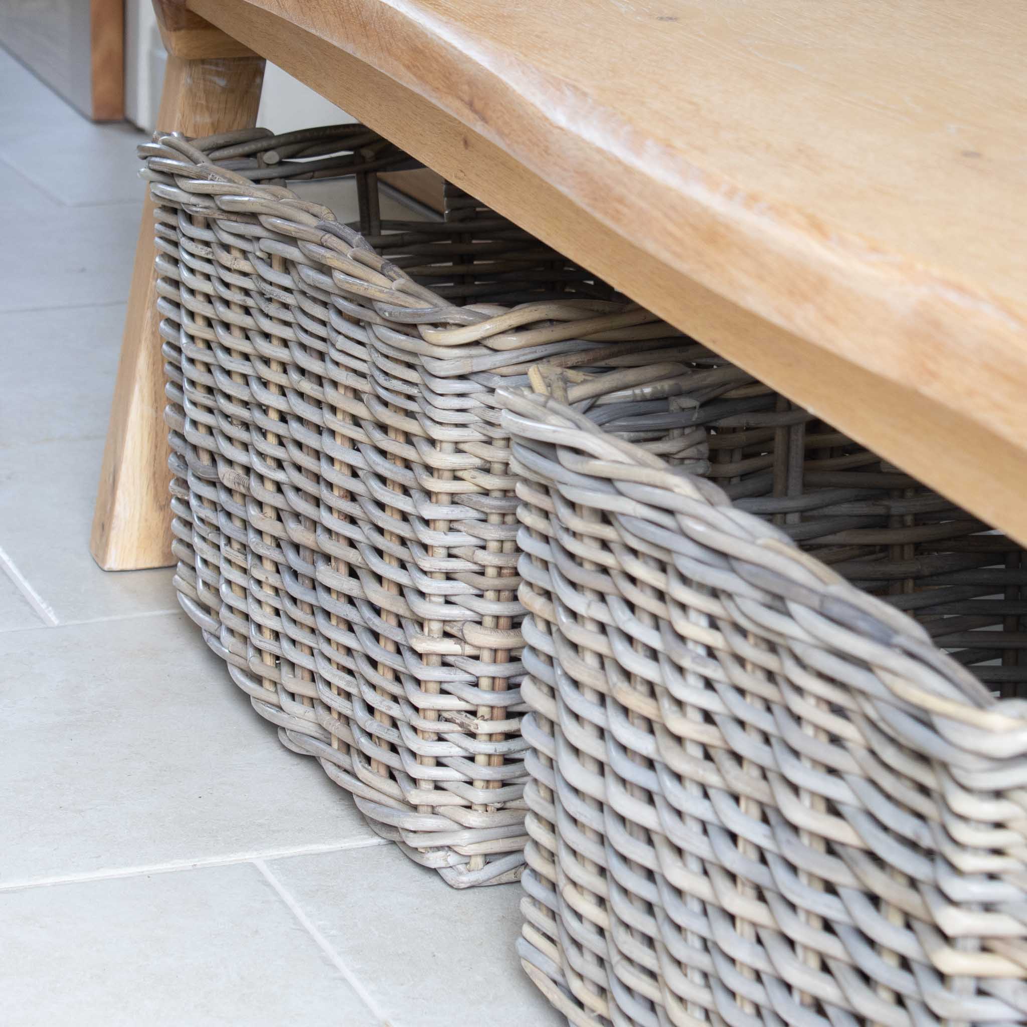 Rattan Console Basket - Marquis & Dawe
