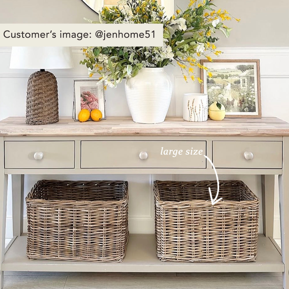 Rectangular Rattan Baskets - Marquis & Dawe