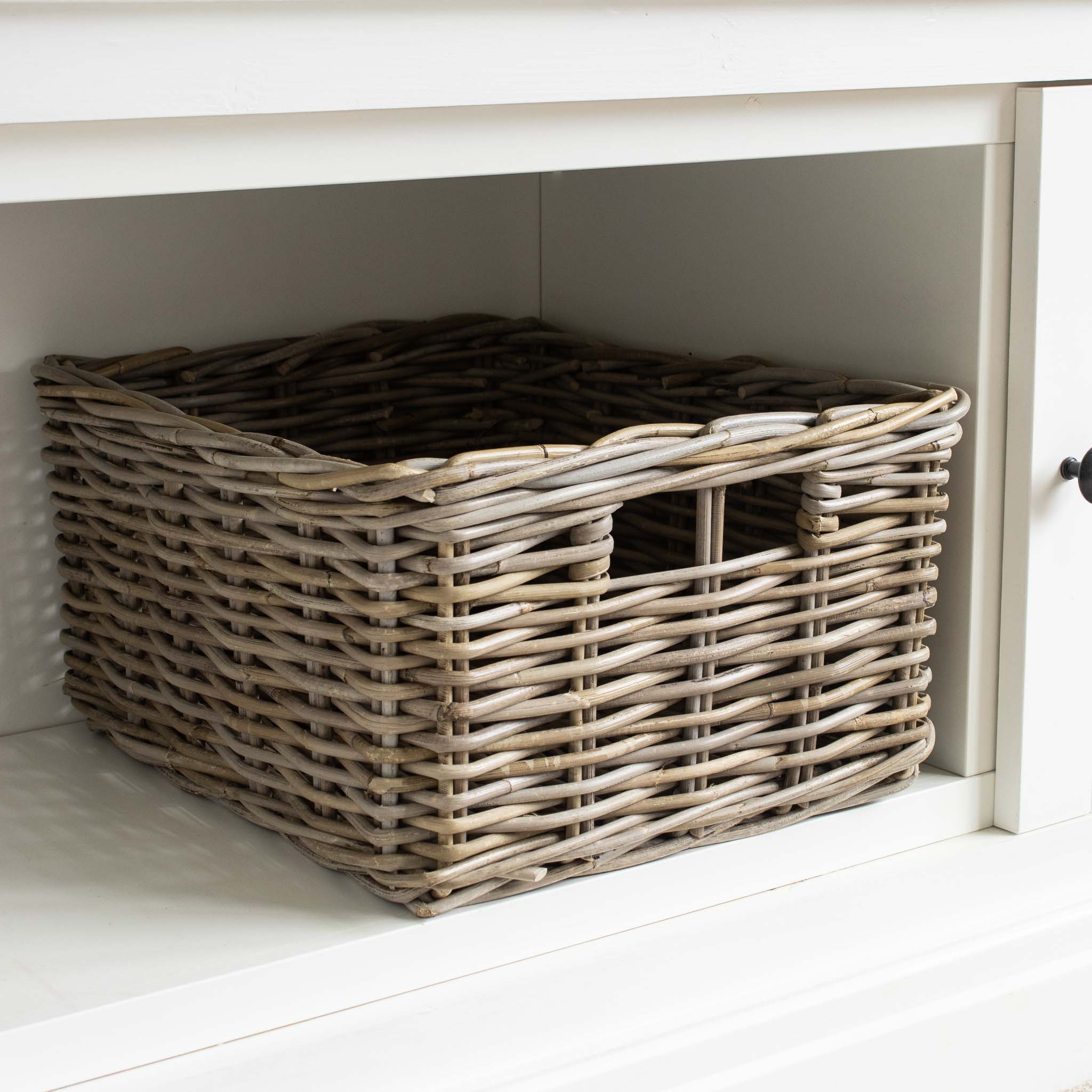 Rectangular Rattan Storage Basket - Marquis & Dawe