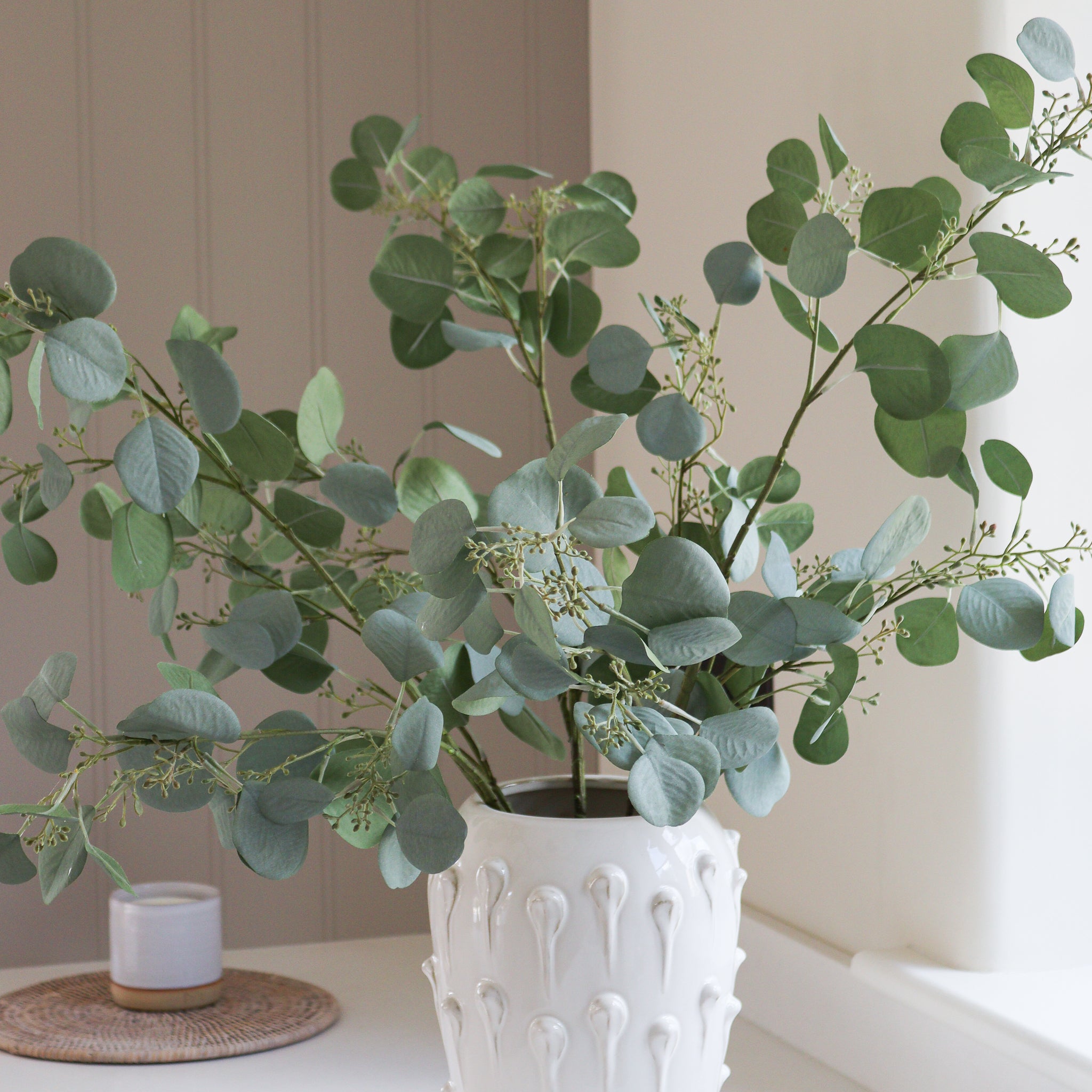 Sage Green Faux Eucalyptus Spray - Marquis & Dawe