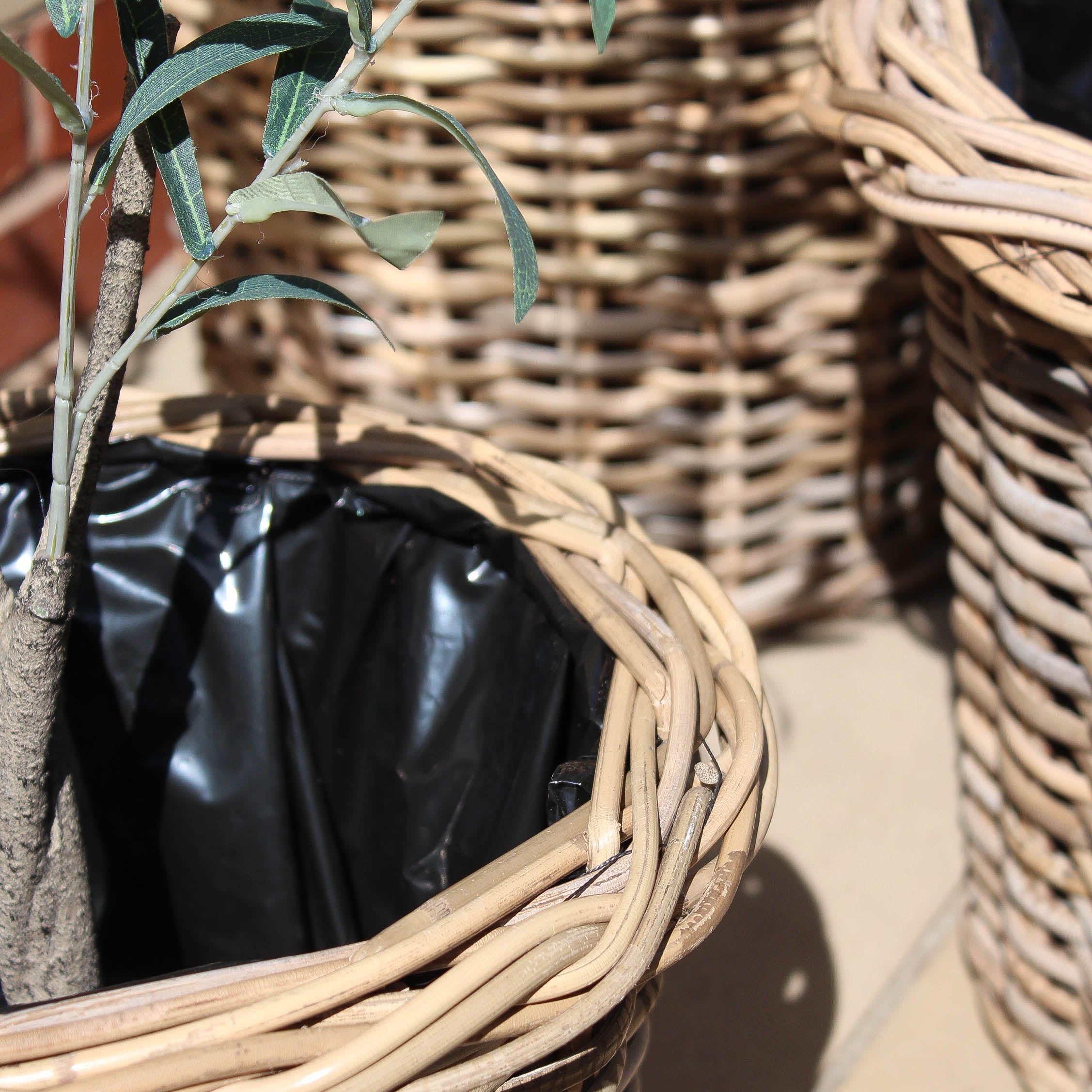 Round Rattan Planter Marquis And Dawe